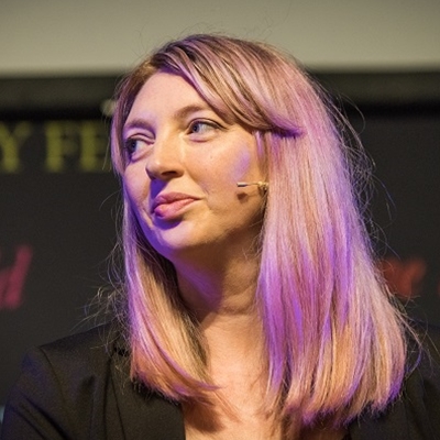 Bethan Elfyn, Rhian E Jones, David Melding and Rachel Trezise talk to ...