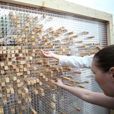 Disappearing Wall - Hay Festival