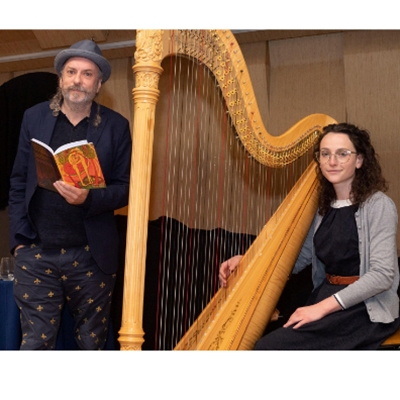 Poetry and Harp with Chris Tutton and Anne Denholm - Hay Festival