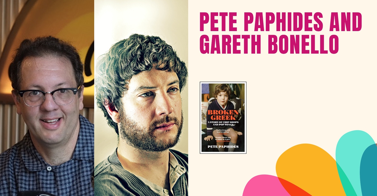 Pete Paphides and Gareth Bonello - Hay Festival - Hay Festival Anytime ...
